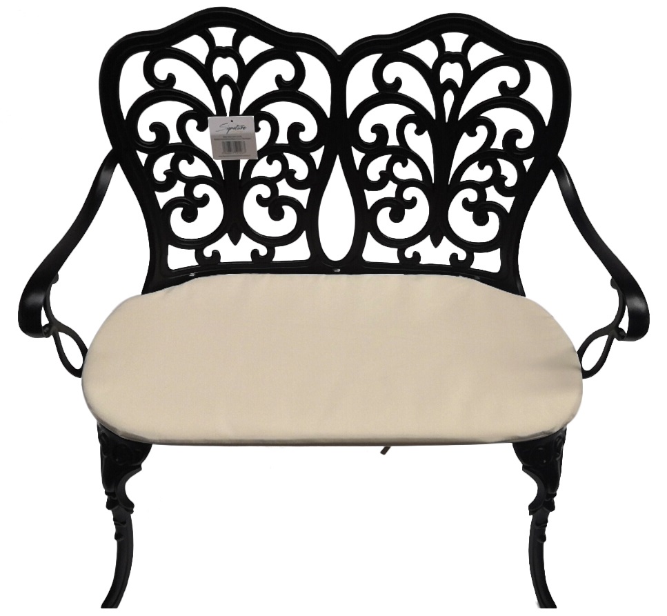 Aluminium garden love seat store